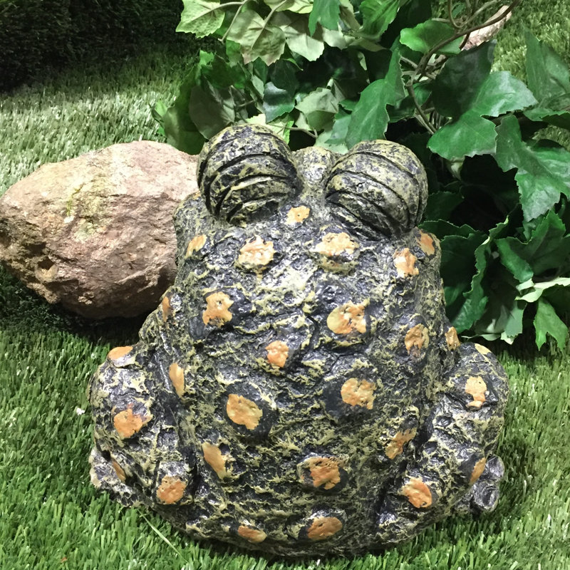 HomeStyles Whimsical Toad Hollow "Stretch" Garden Statue & Reviews | Wayfair